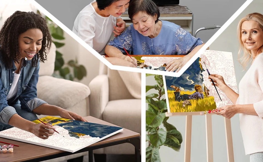 Malowanie po numerach to świetny sposób na rozwijanie umiejętności ...